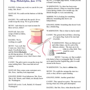 Reader's Theater: Betsy Ross Fact or Fiction - Etsy