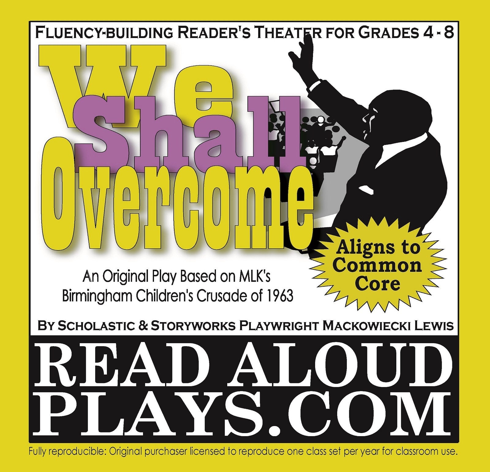 1963 Birmingham Children's Crusade MLK Reader's Theater: We Shall ...