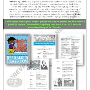 Martin's Big Dream Reader's Theater: the Childhood of Martin Luther ...