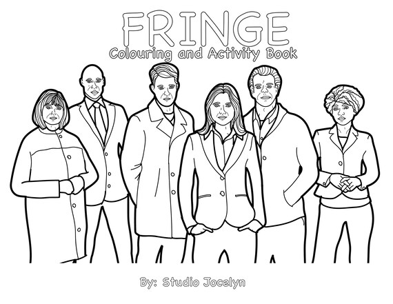 Fringe TV Show Digital Colouring Activity and Puzzle Book | Etsy France