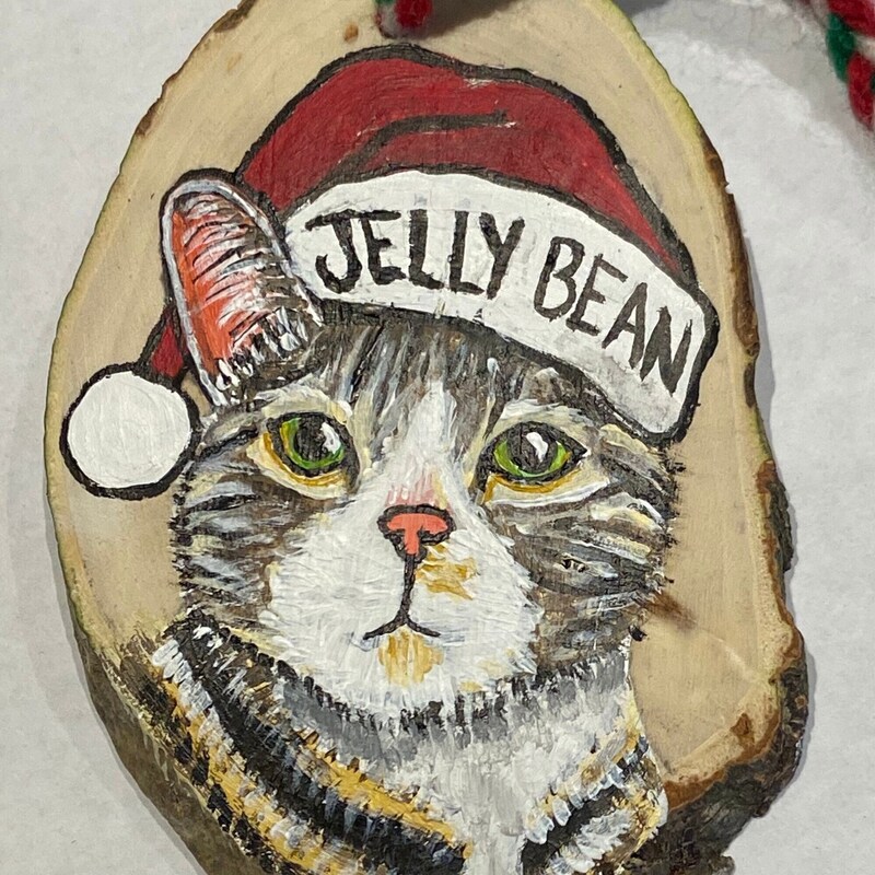 Hand Painted Cat - Etsy