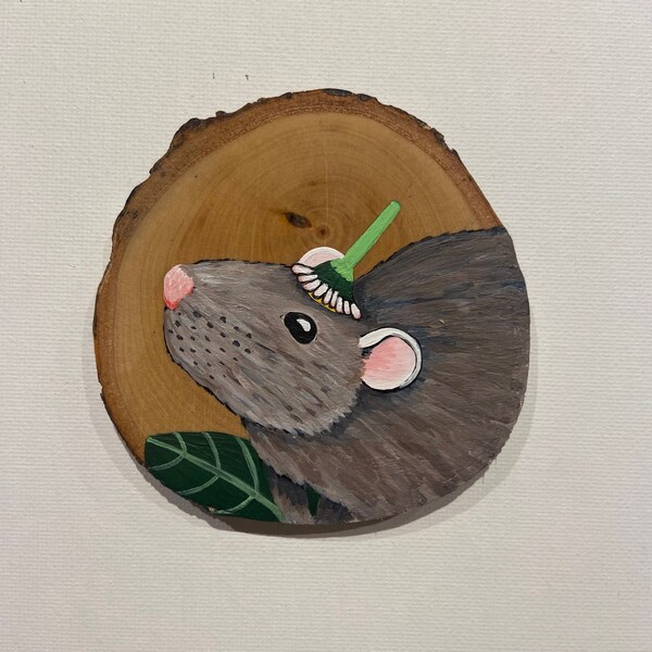 Rat Painting - Etsy