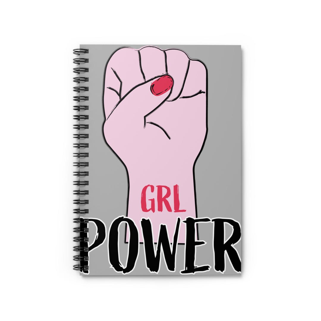Notebook GRL Power Spiral Ruled Journal - Etsy