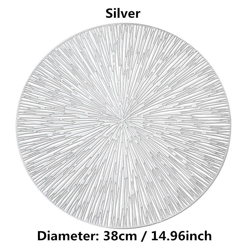 Luxurious Dinning/ Kitchen Table Mat Set Gold & Silver - Etsy