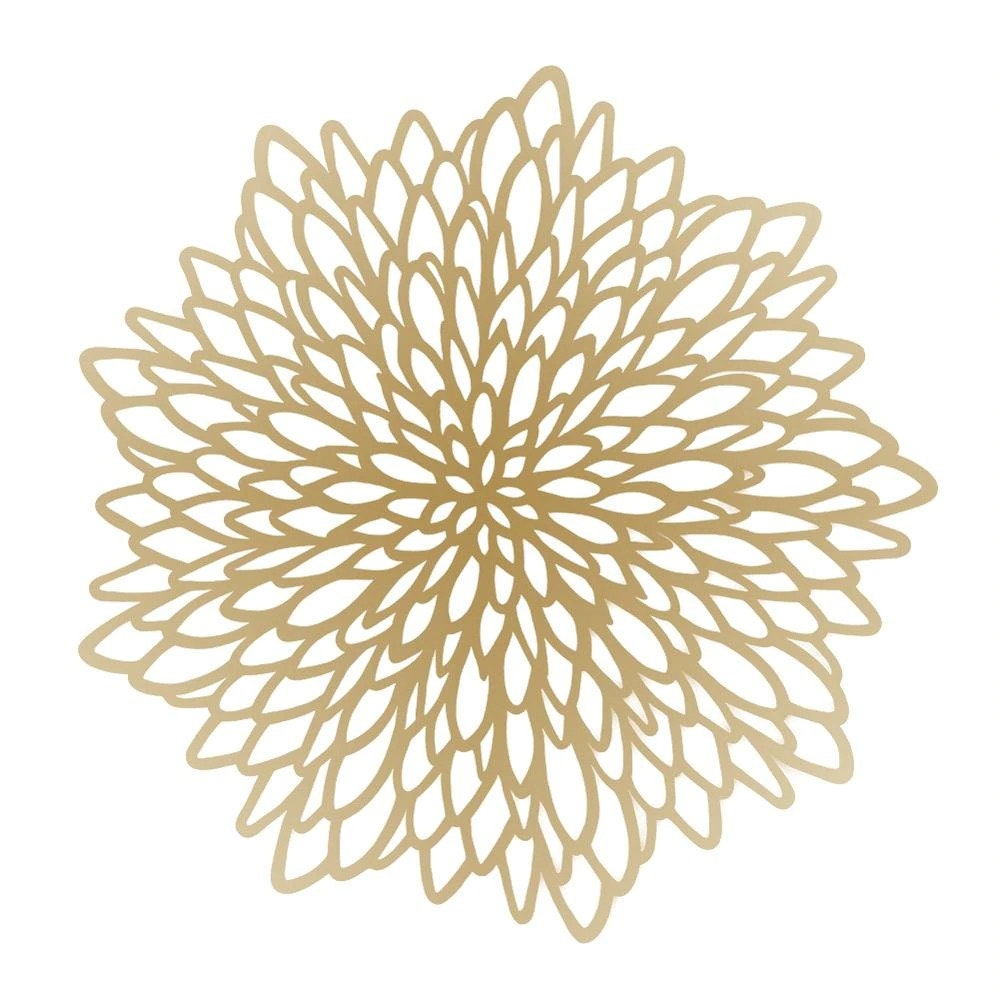 Luxurious Dinning/ Kitchen Table Mat Set Gold & Silver - Etsy