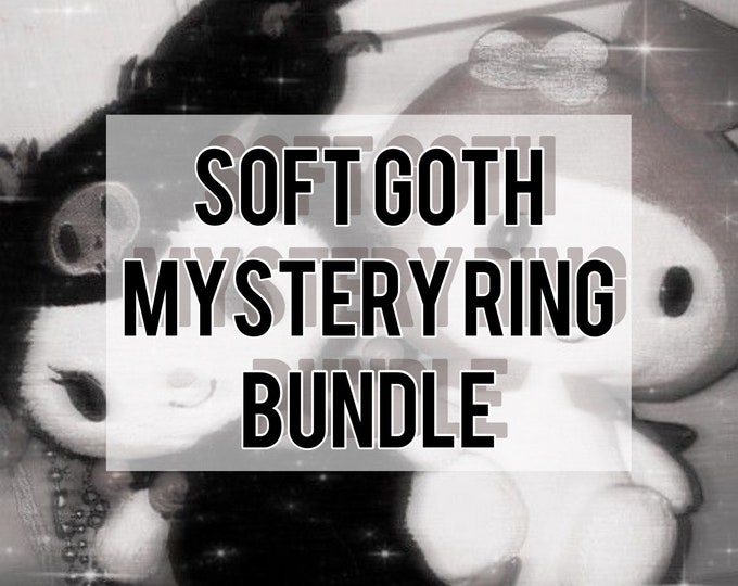 Soft Goth Mystery Ring Bundle - Etsy
