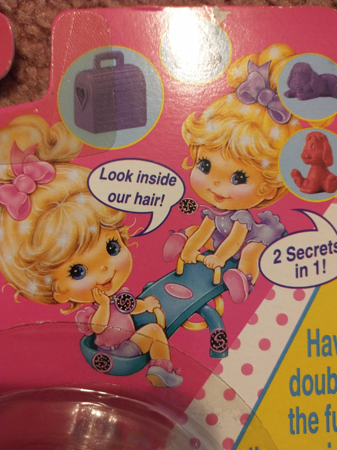 Vintage 1995 Mattel Li'l Secrets Twosies - There is a Surprise in Their ...