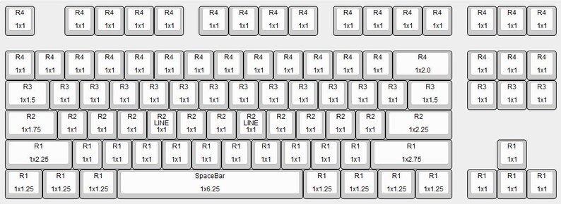 Side View Lettering PBT 104 Keycap Set || OEM Profile *keycaps Only ...