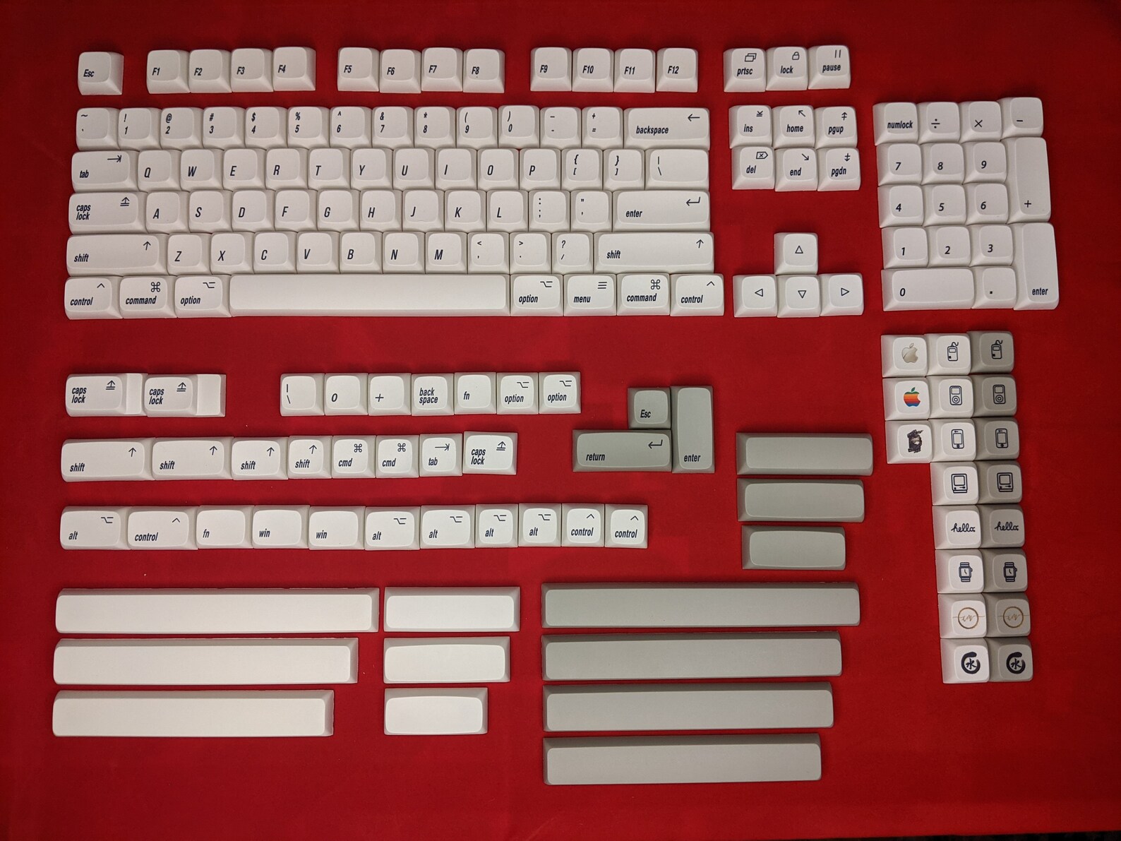 Mac Classic Style PBT Keycaps Set for Mechanical Keyboards W/ - Etsy