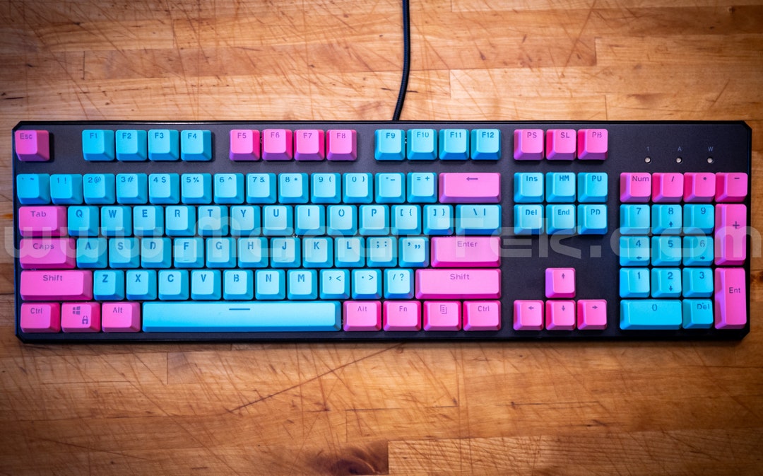 Build Your Own! * Dual-tone * Color 104 PBT Backlit Custom Keycap Set ...