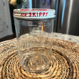 Vintage 1960's Skippy new Churned Peanut Butter Two-cup Measuring Glass ...