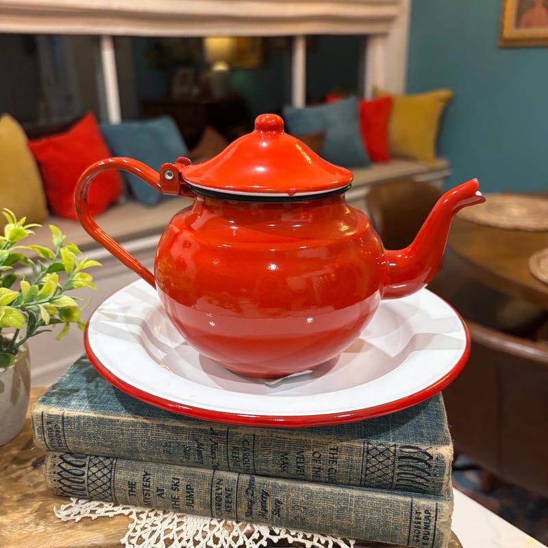 Enamelware Czechoslovakia - Etsy