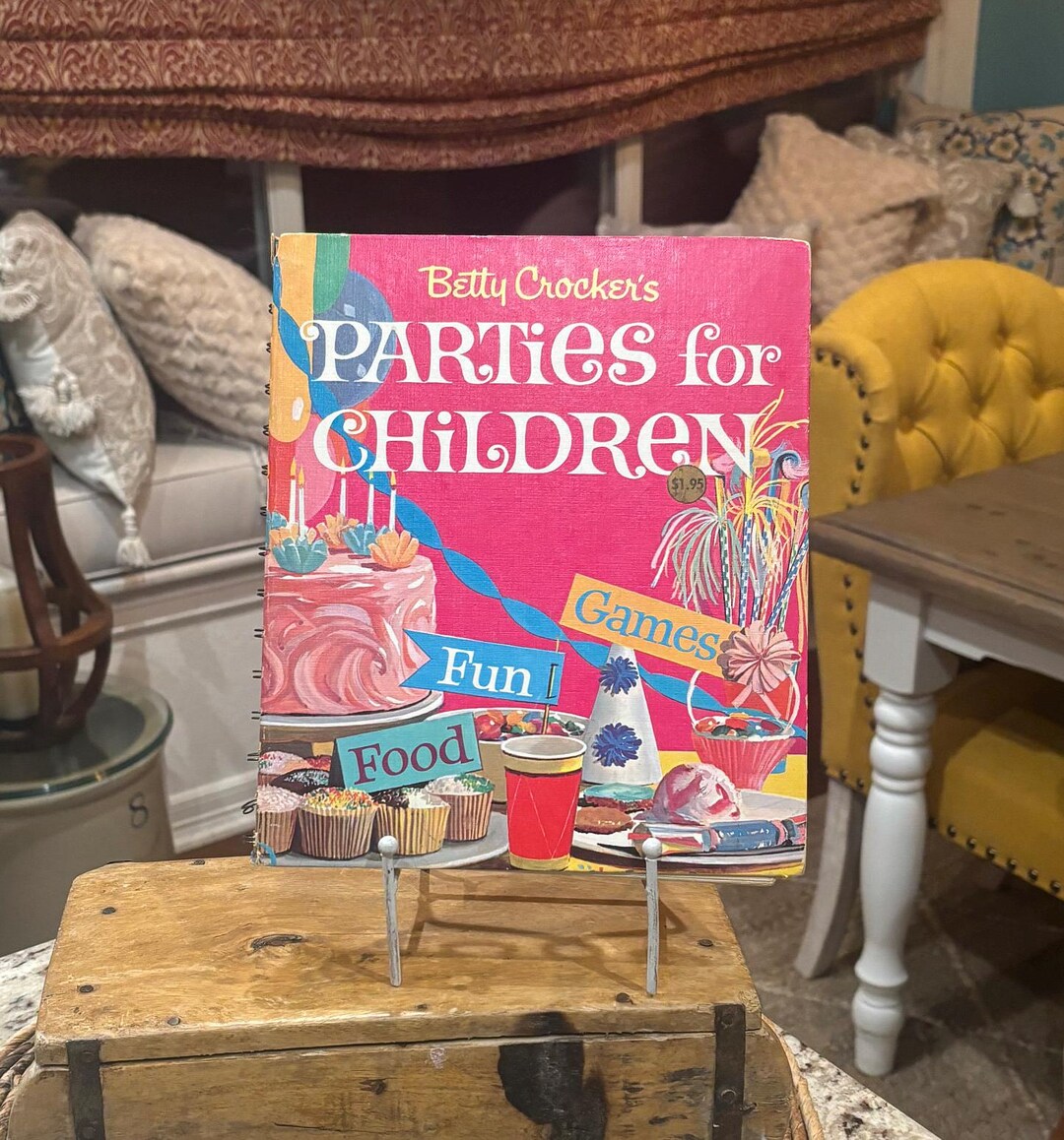 Vintage 1964 Betty Crocker "parties for Children" Hardbound Spiral Book ...