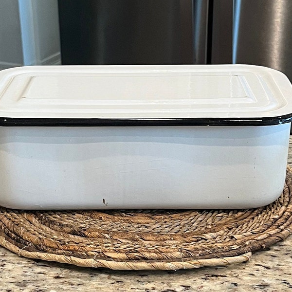 Enamel Storage - Etsy