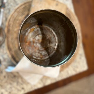 Vintage 1940's Iowana Decker Brand Pure Lard, 4 Pound Tin Pail With Red ...