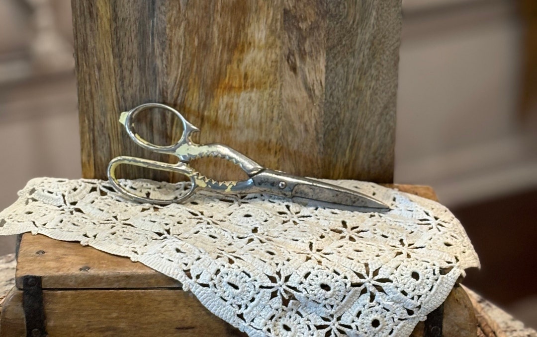 Vintage 1930's Yellow Kitchen Shears Made by Wiss, Scissors, Vintage ...