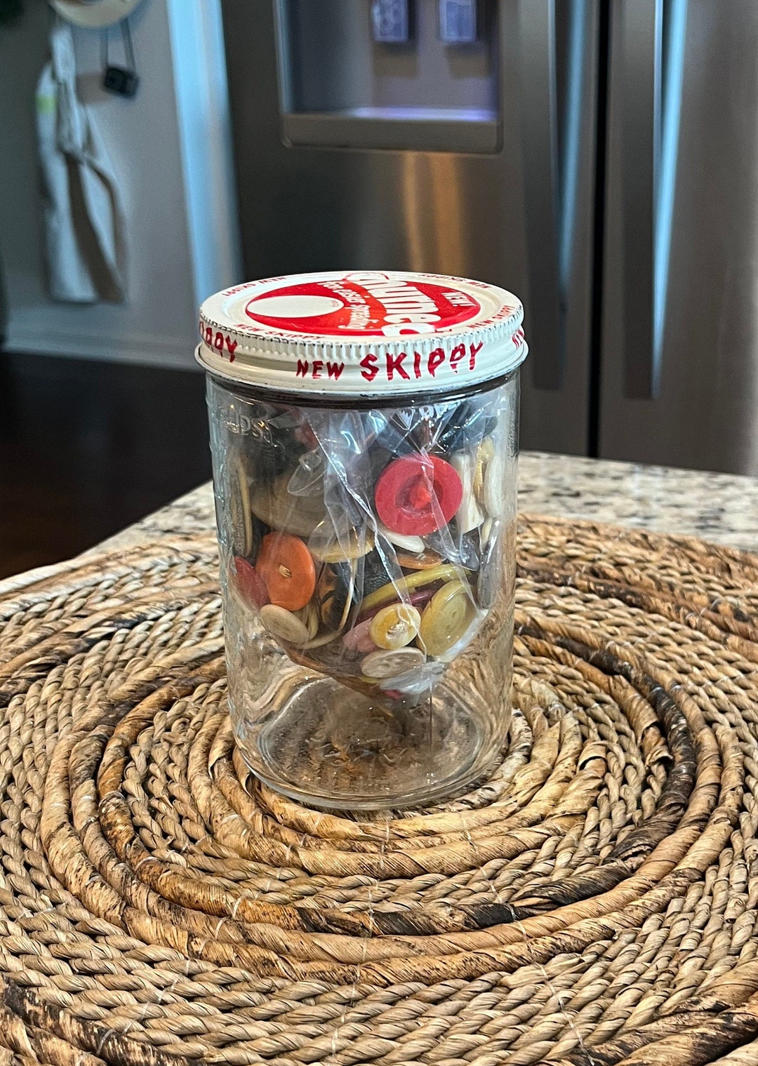 Vintage 1960's Skippy "new Churned" Peanut Butter Two-cup Measuring ...