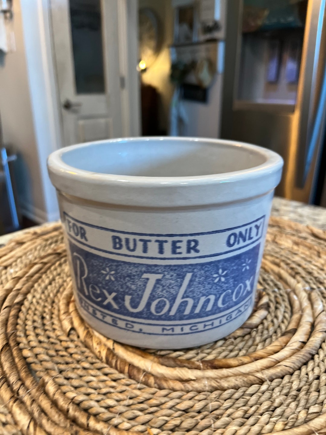 Vintage 1930's Rex Johncox Onsted Michigan Stoneware - Etsy