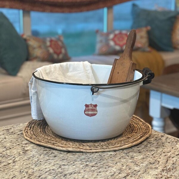 Enamelware Stock Pot - Etsy