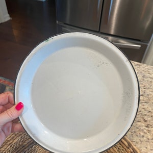 Vintage Early 1900's Blue Splatter, Spongeware Blue and White ...