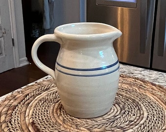 Blue Band Stoneware Crock - Etsy