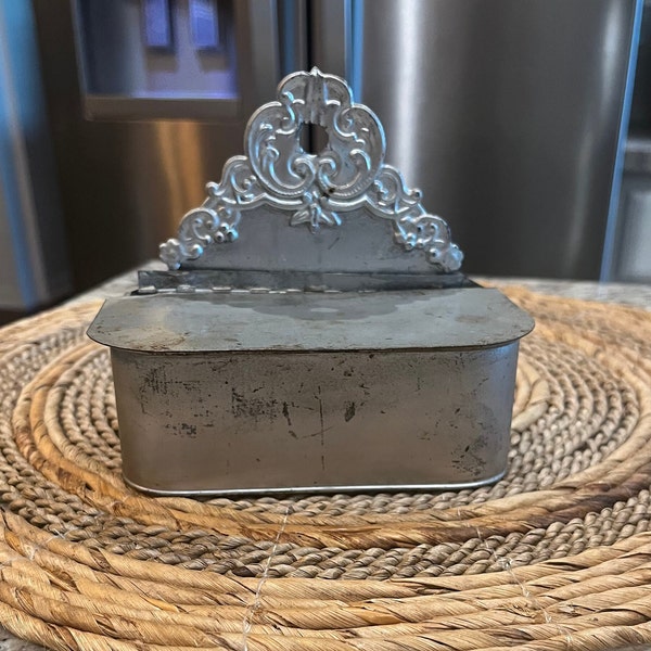 Tin Match Holder - Etsy