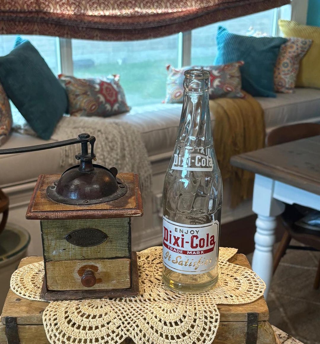 Vintage 1948 Dixi-cola Trade Mark 12 Ounce Soda Bottle From Baltimore ...
