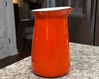 Orange Enamelware - Etsy