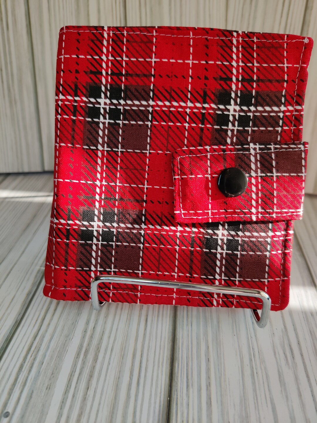 Plaid Bifold Wallet, Bifold Wallet, Ladies Wallet, Girls Wallet, Small ...