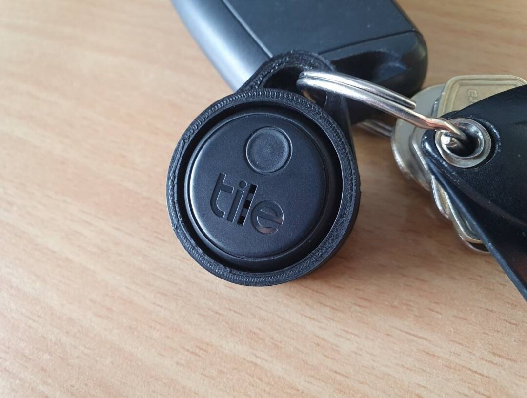 Tile Sticker Keychain - Etsy