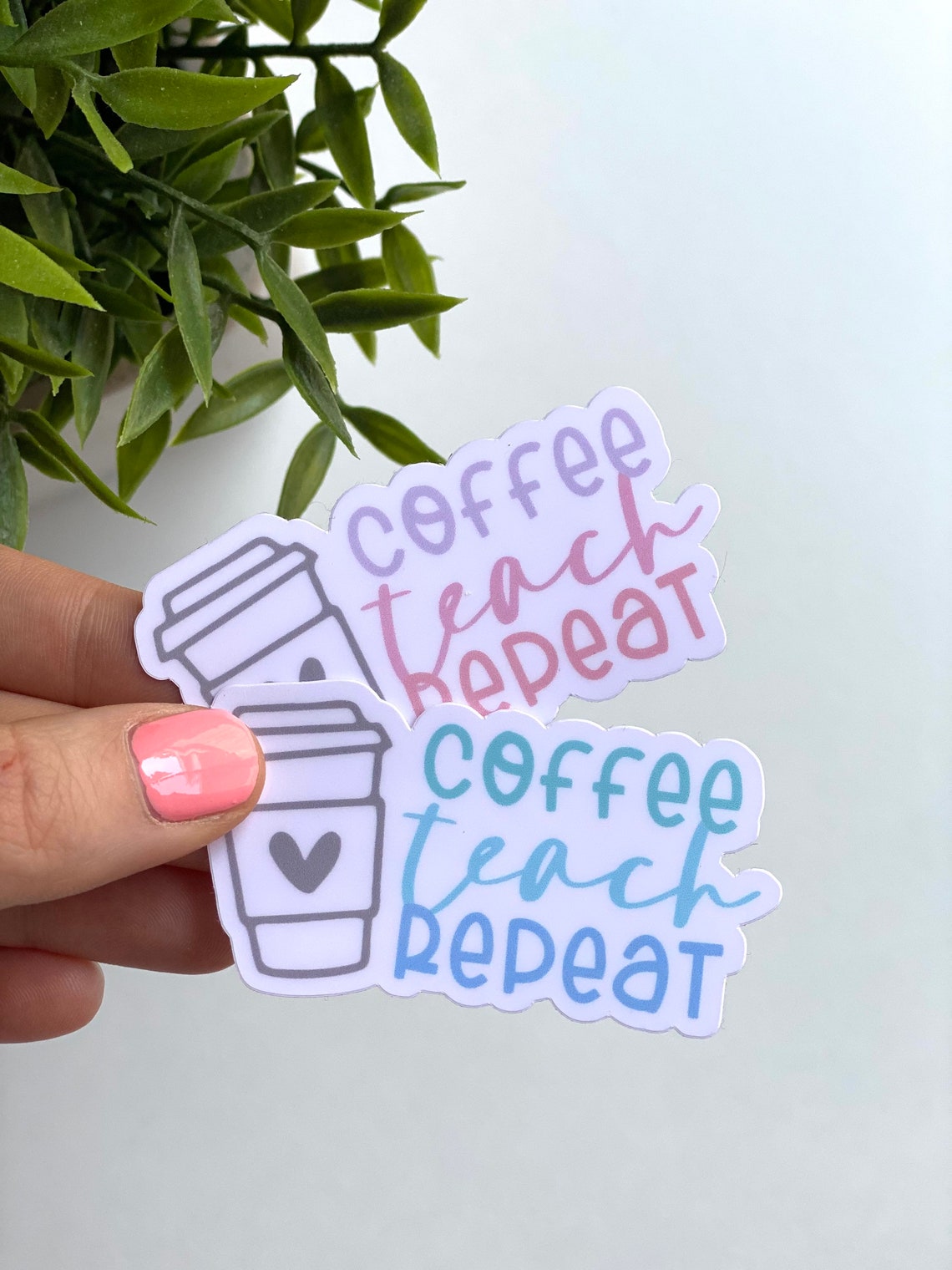 Personalized Teacher Sticker Pack Teacher Die Cut Sticker - Etsy