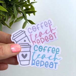 Personalized Teacher Sticker Pack || Teacher Die Cut Sticker, Durable ...