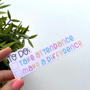 Personalized Teacher Sticker Pack || Teacher Die Cut Sticker, Durable ...