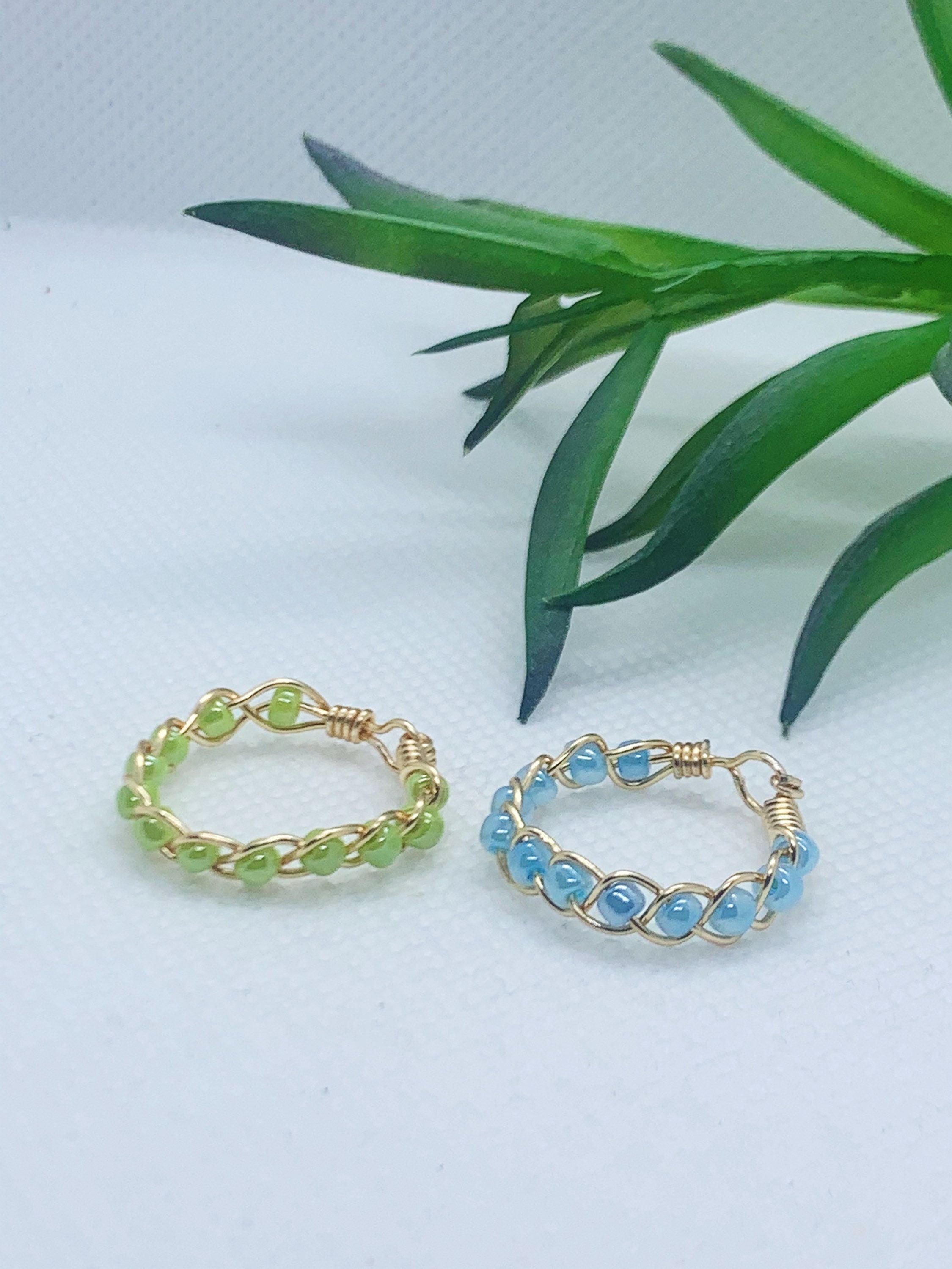 Braided Ring Wire Rings Handmade Jewelry - Etsy