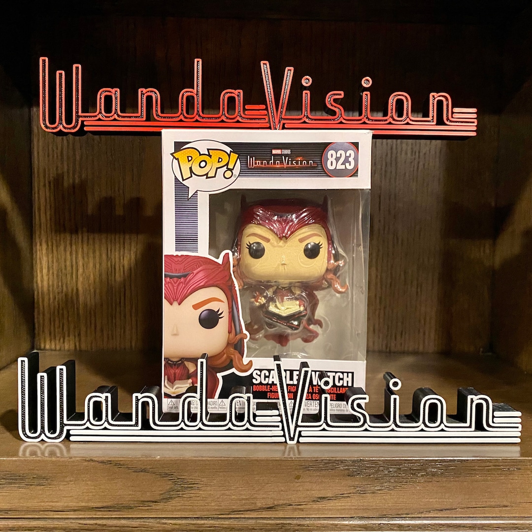 Wandavision Fan Sign. 3D Printed Art. Great Gift for Marvel Fan ...