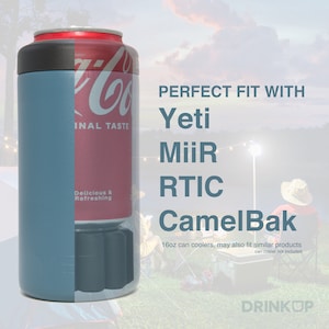 12oz Can Adapter for 16oz Can Coolers - YETI Miir Camelbak RTIC 16oz ...