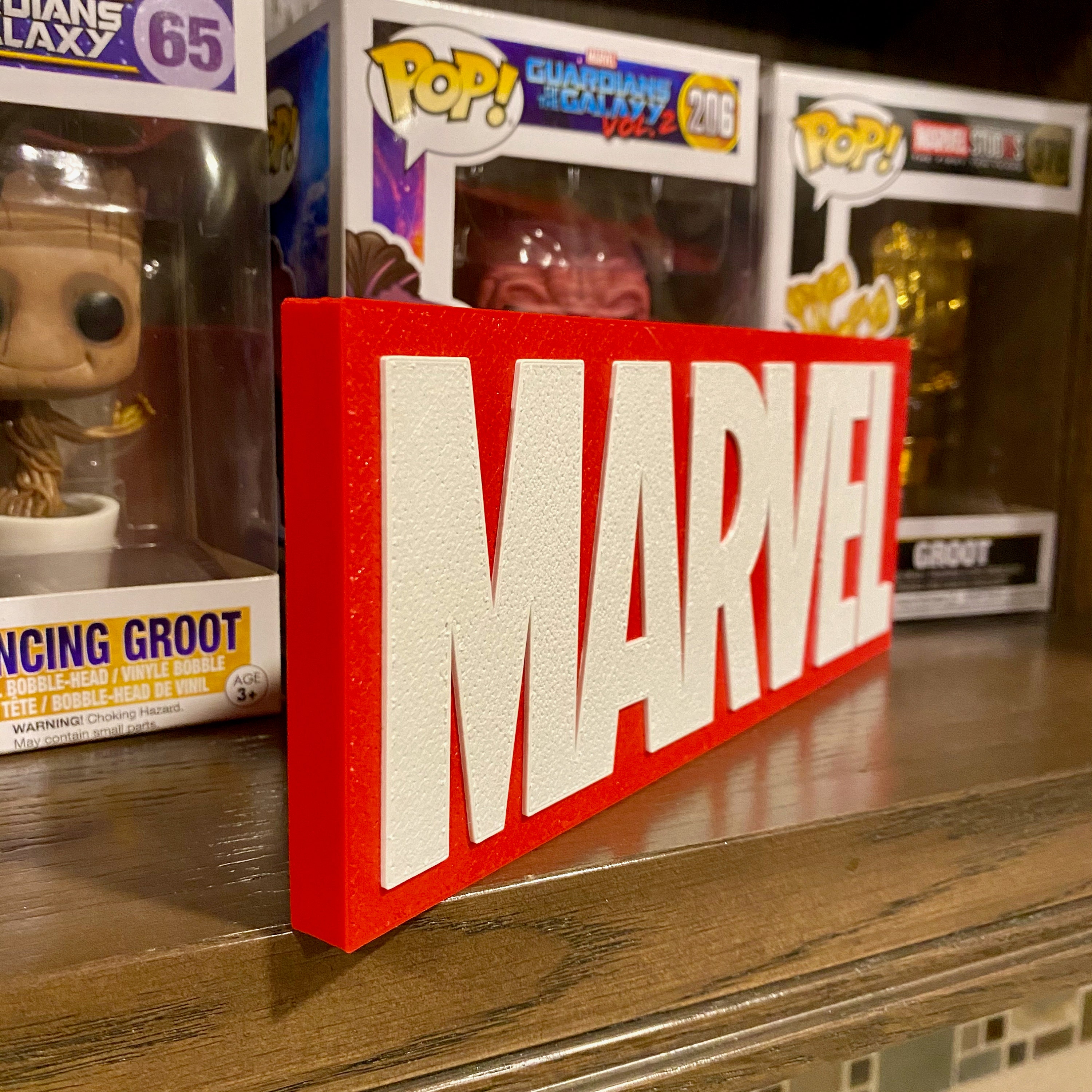 Marvel or Marvel Studios Logo Fan Sign. 3D Printed. High Quality. Great ...