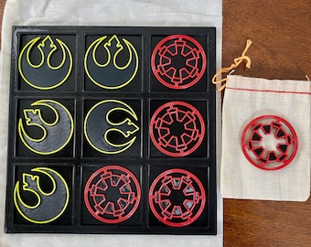 Rebel and Empire Tic Tac Toe Set - Etsy