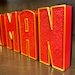 Iron Man Logo Fan Sign. 3D Printed. High Quality. Great Gift for Marvel ...