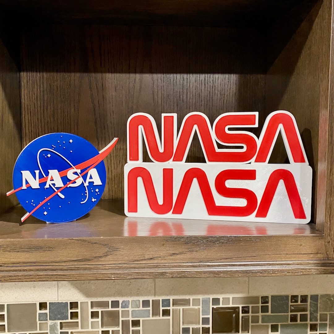 NASA Logo Sign. 3D Printed. High Quality. Great Gift for Space - Etsy UK