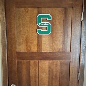 Michigan State University Custom Door or Wall Name Plate - 3D Printed ...