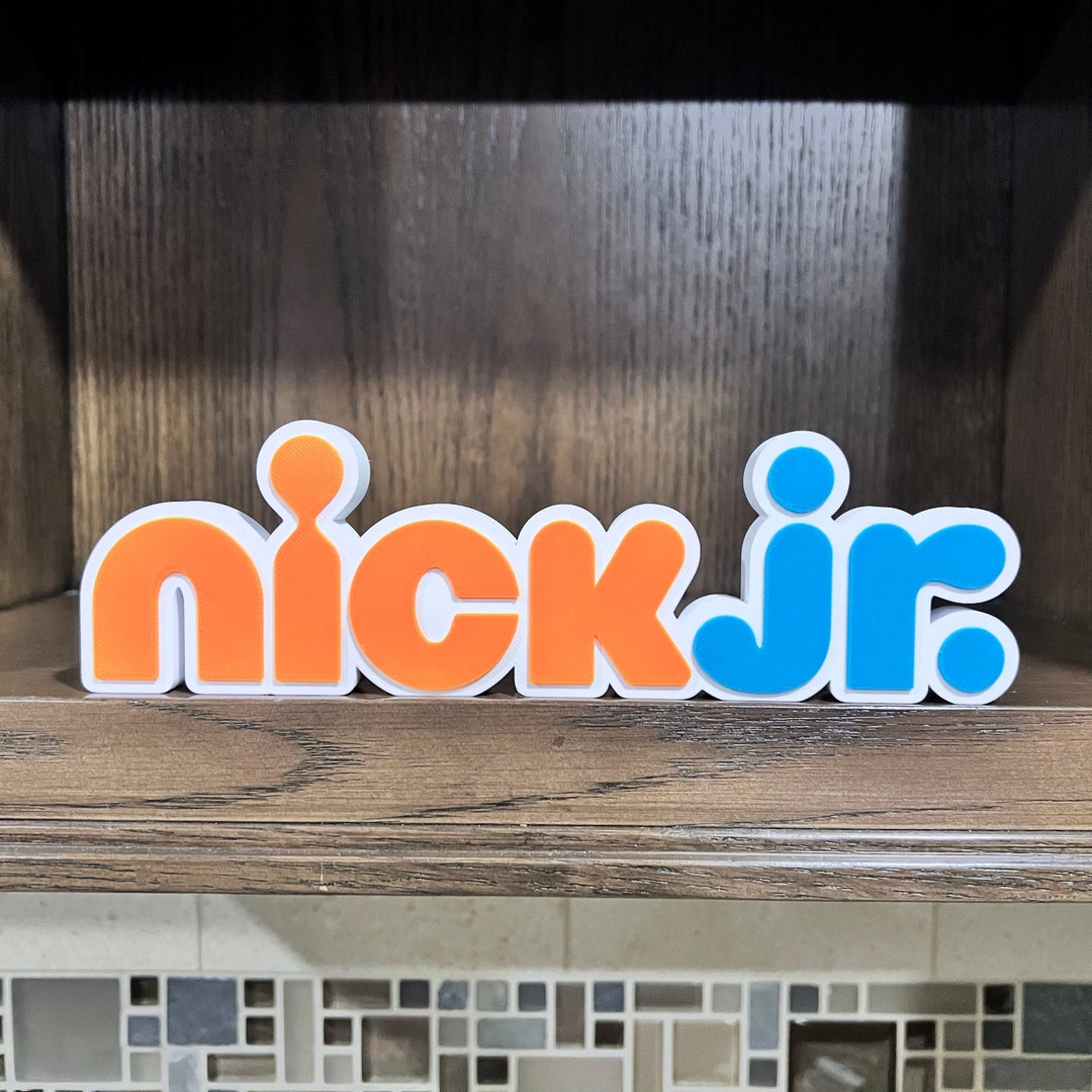 Nick Jr. 3D Printed Logo - Shelf Display - Collector Gift. - Etsy