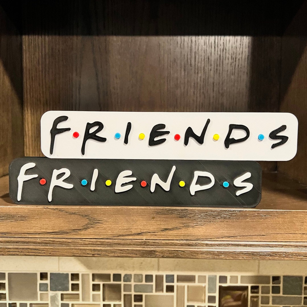 Friends 3D Printed Logo - Fan Art Collector Gift. - Etsy