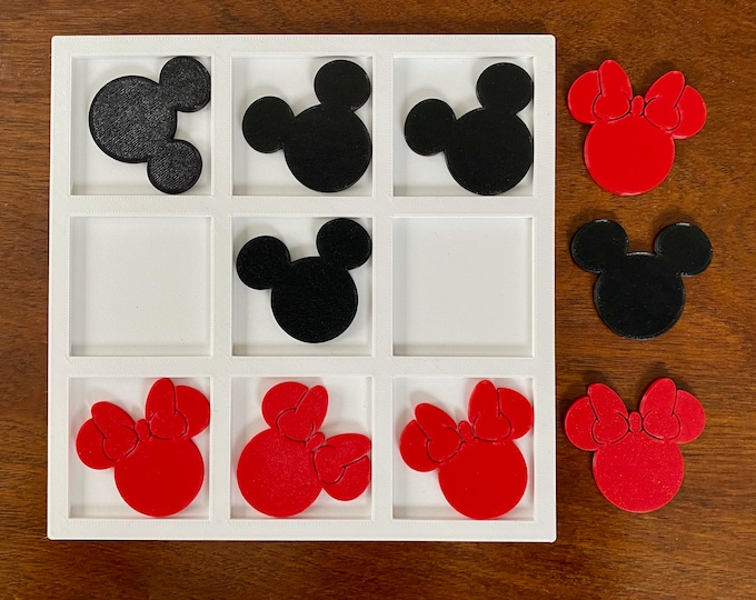 Lilo and Stitch Tic Tac Toe // Tabletop Game // Disney Tic Tac Toe ...