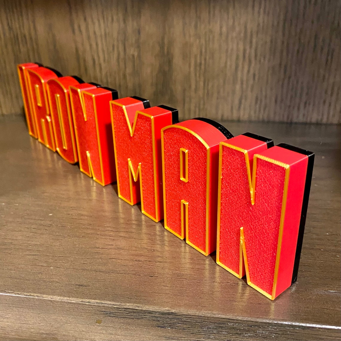 Iron Man Logo Fan Sign. 3D Printed. High Quality. Great Gift for Marvel ...