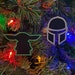Mandalorian Christmas Tree Holiday Ornaments. 2 Styles High Quality 3D ...