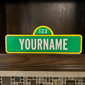Personalized Name Street Sign, Custom 3d-printed, Street Sign-inspired ...
