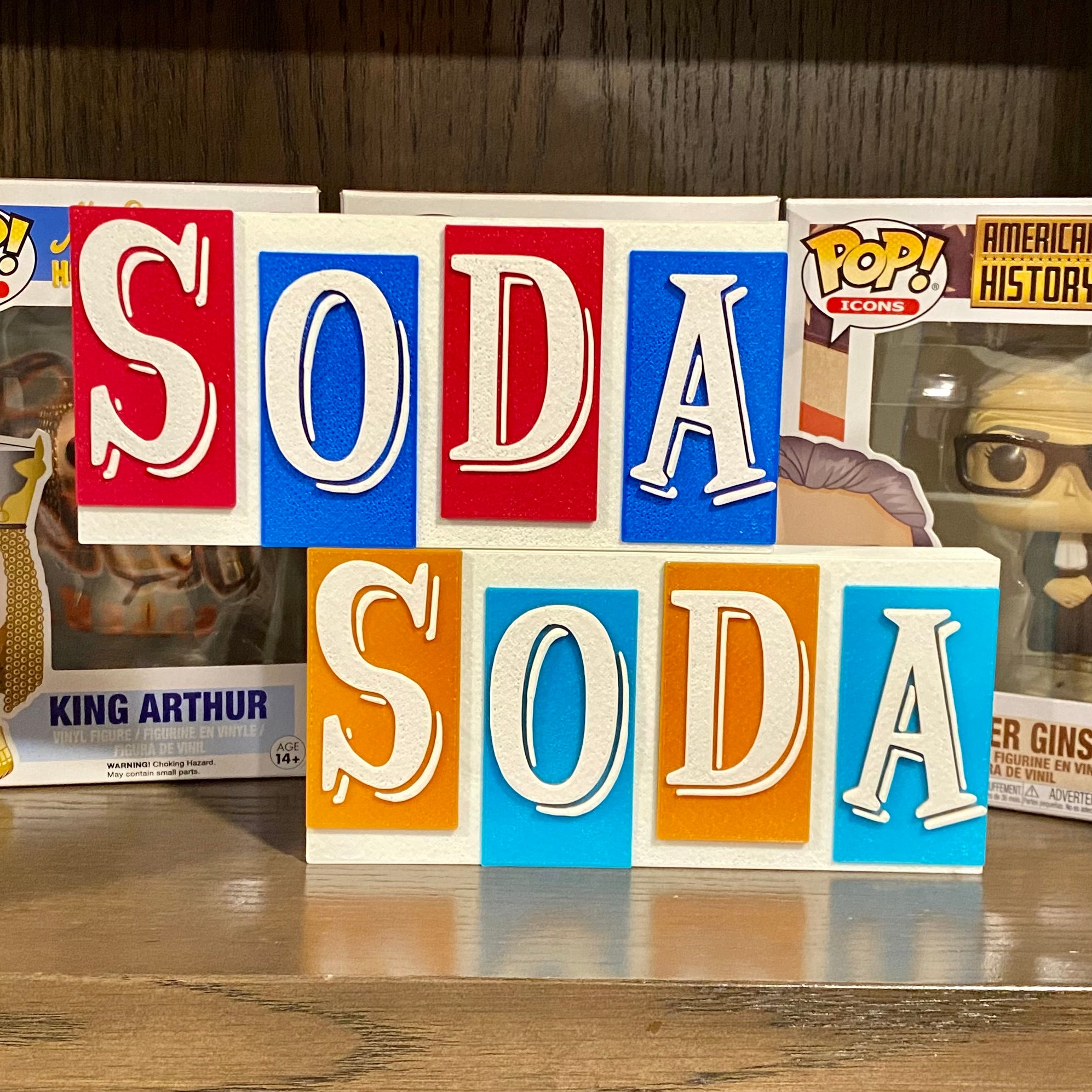 Funko Soda Logo Sign: 3D Printed Collector Display - Etsy