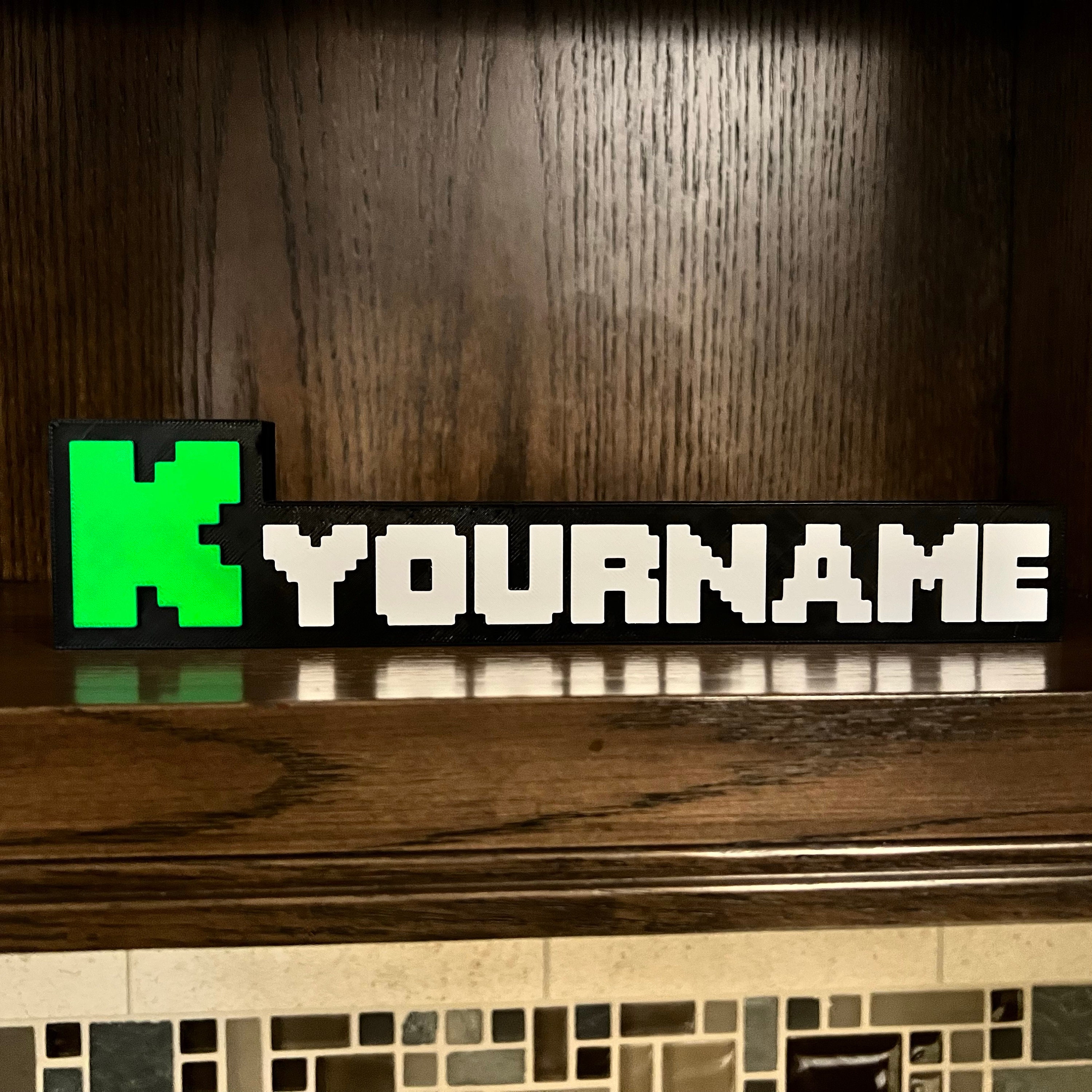 Custom KICK Gamer Name Plate: Personalized Video Game Gift - Etsy