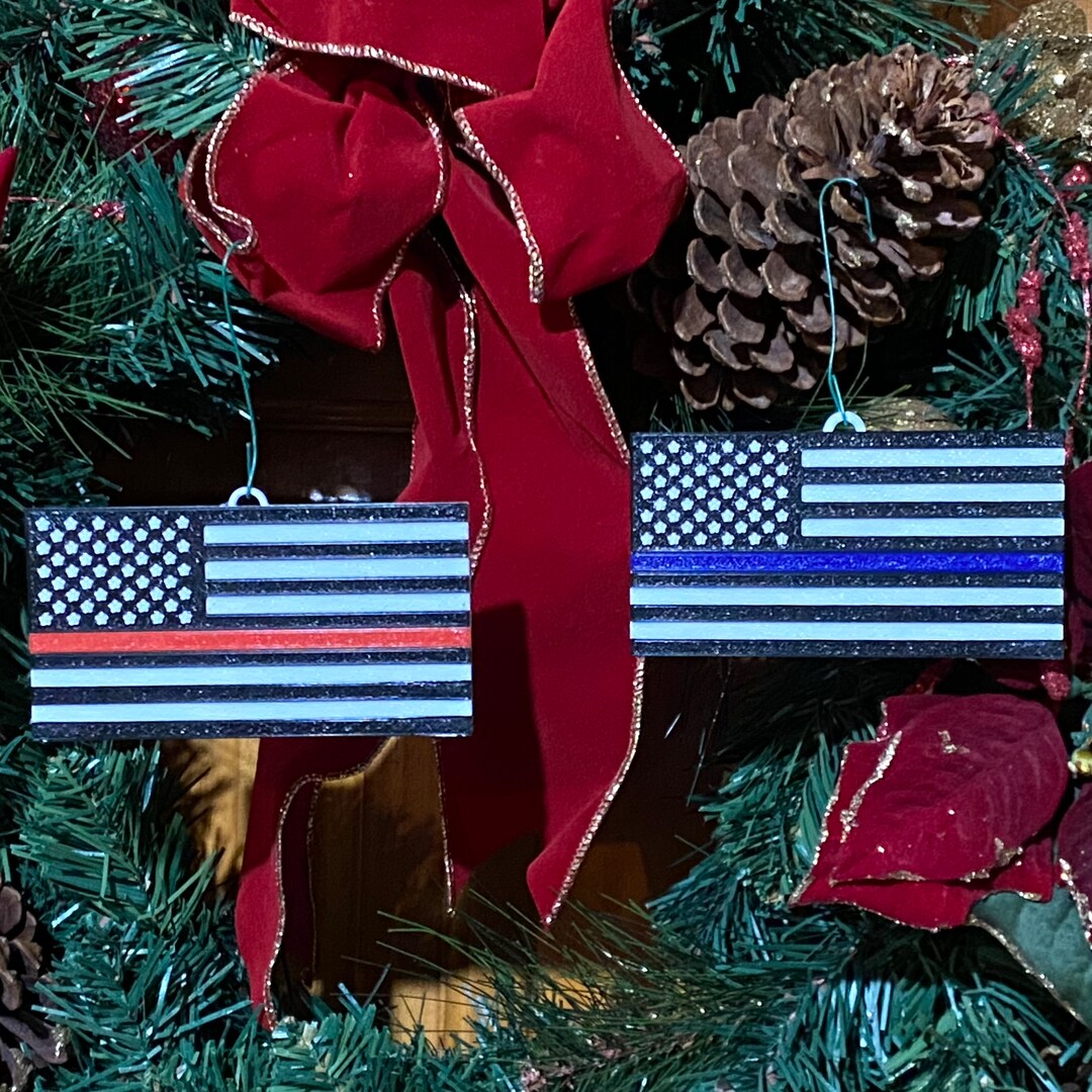 First Responder Christmas Ornament. Choose Your Own Color. High Quality ...